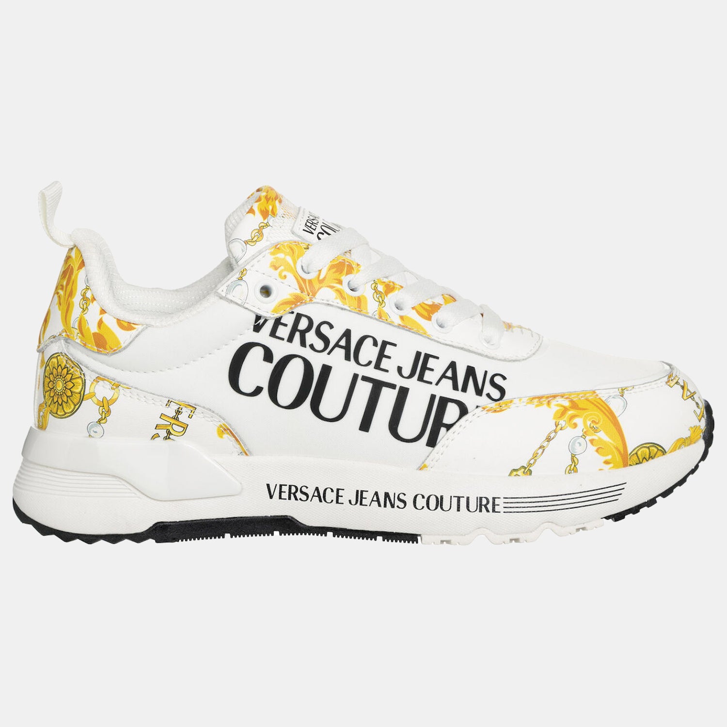 Sapatilhas Versace - Branco/Dourado - Vibrante